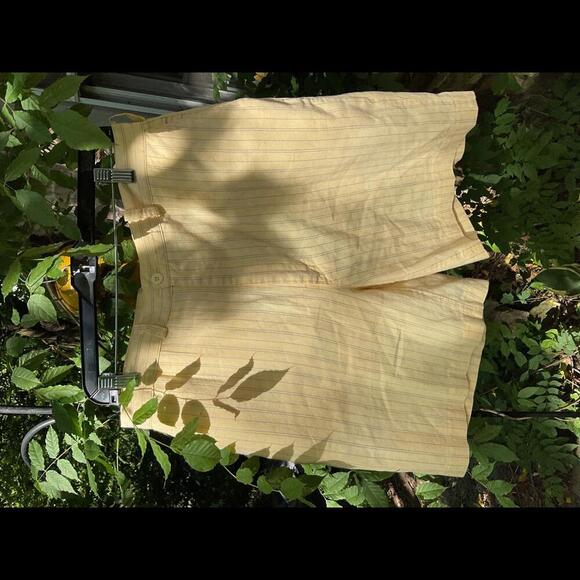 Shorts | Unbranded Vintage High Waisted Ramiecotton Blend Yellow Blue ...